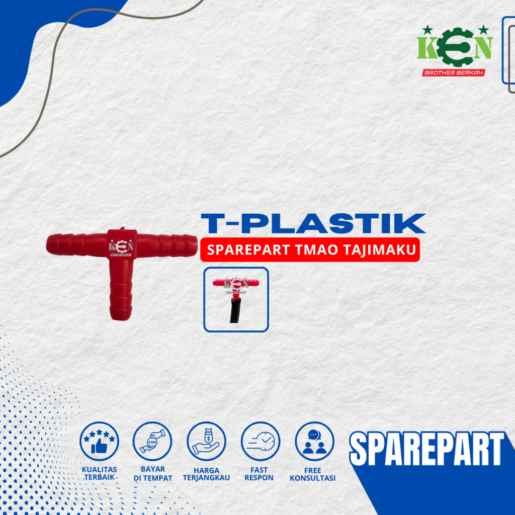 Jual Konektor T Selang Tee sambungan Selang Sparepart TMAO Tempat Minum ...