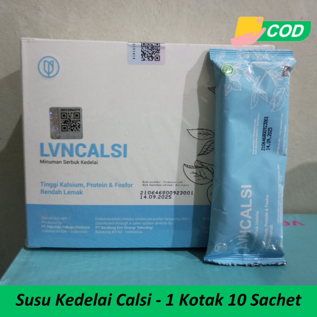 Jual Susu Kedelai - Susu bubuk - 1 Kotak 10 Sachet - Kaya Protein ...