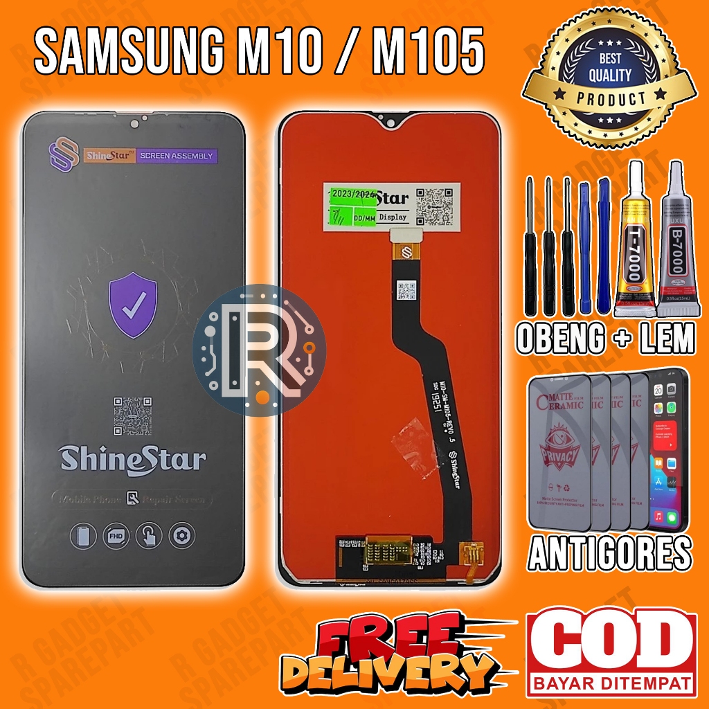 Jual LCD SAMSUNG M10 / M105 SHINE STAR FULLSET LCD TOUCHSCREEN | Shopee ...