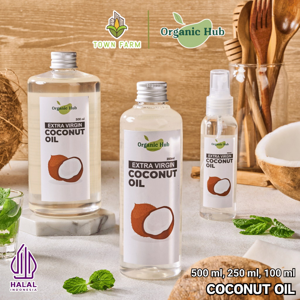 Jual Organic Hub EVCO Minyak Kelapa Murni Dapat Diminum Extra Virgin ...