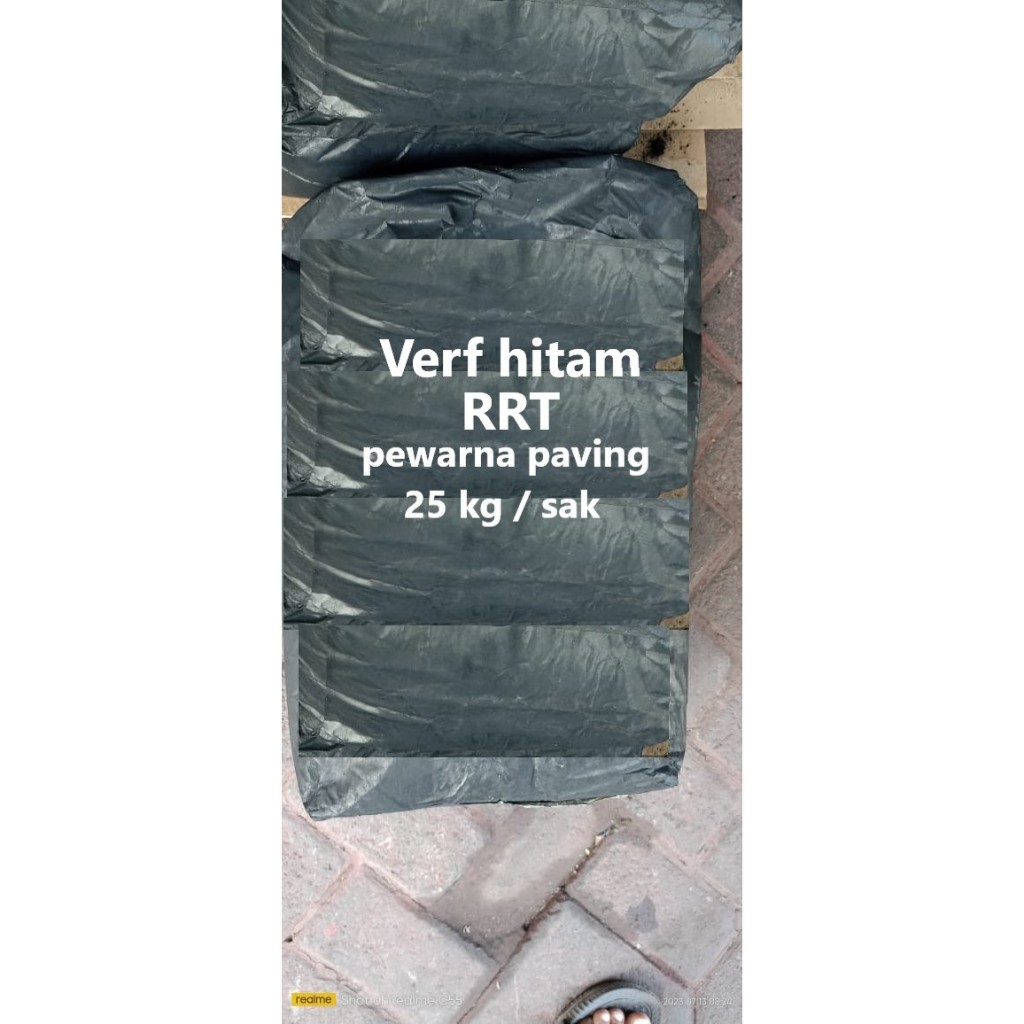 Jual Verf hitam pewarna paving Ex. RRT Original no oplosan 25 kg/zak ...
