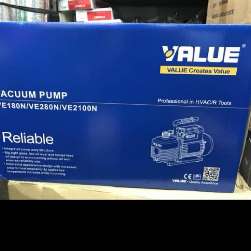 Jual VACUM PUMP VALUE VE280 1HP | VACUM PUMP AC VALUE VE280N 1PK 9CFM ...