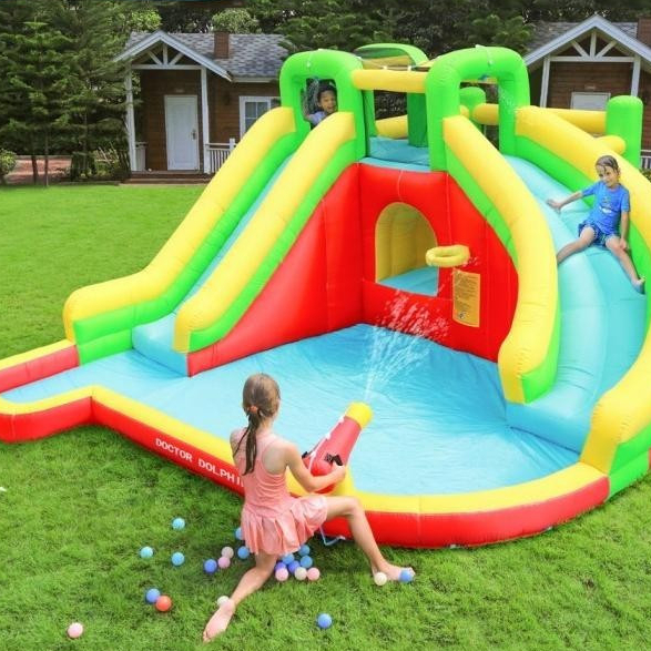 Jual Rumah Istana Balon Inflatable Toys Perosotan Anak Playground Kids ...