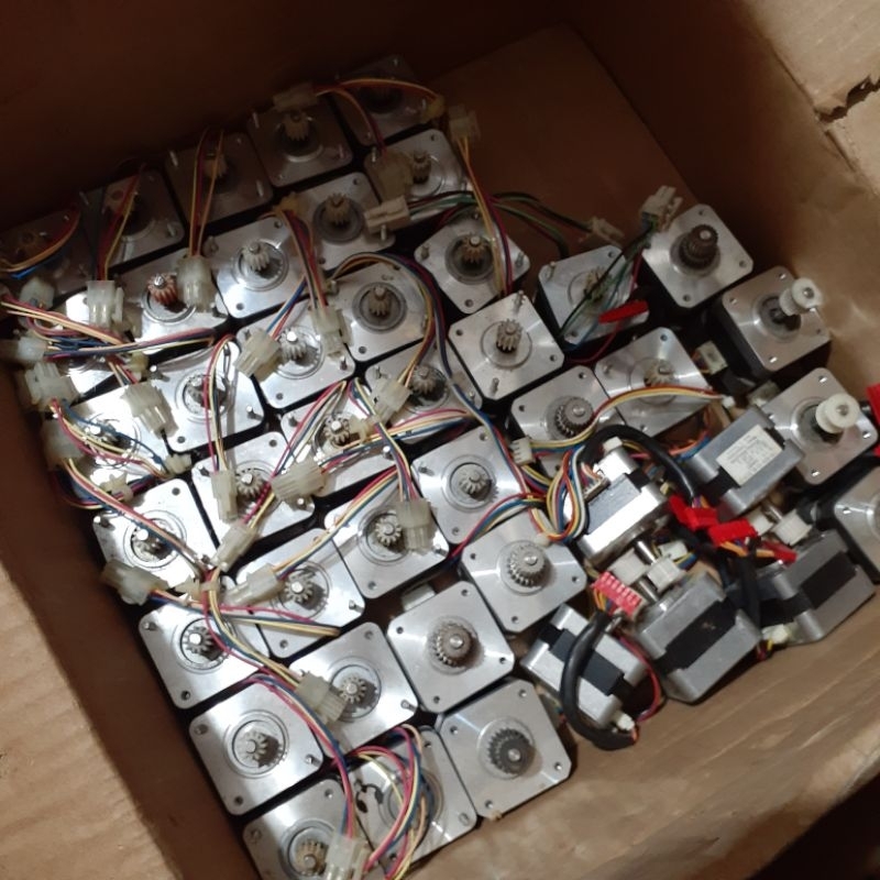 Jual Moons nema17 printer motor stepper 7V 0.58A | Shopee Indonesia