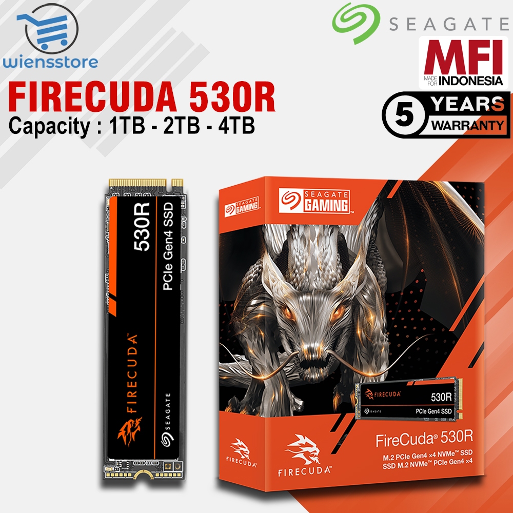 Jual Seagate FireCuda 530R 1TB | 2TB | 4TB SSD Internal M.2 NVMe PCIe ...