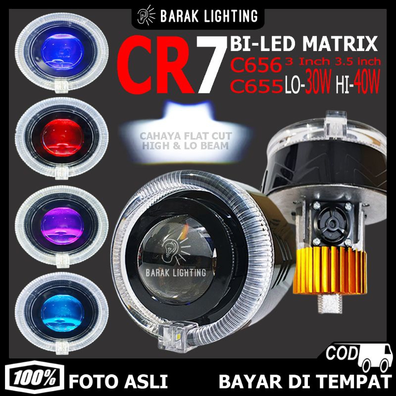 Jual Biled Matrix CR7 C655 C656 40 Watt 3 Inch 3.5 Inch Bulat Kipas ...