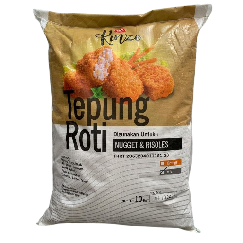 Jual KINZO TEPUNG ROTI 10KG | TEPUNG PANIR 10 KILOGRAM | Shopee Indonesia