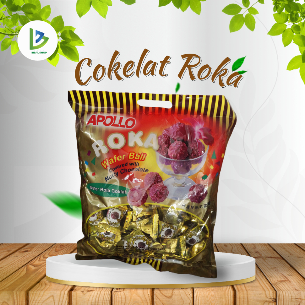 Jual Roka Wafer Ball Apollo - wafer bola cokelat | Shopee Indonesia
