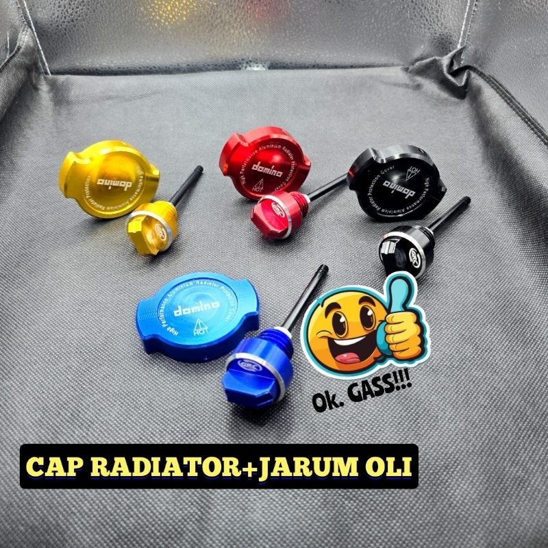 Jual paket tutup oli jarum dan cap tutup radiator untuk motor NMAX ...