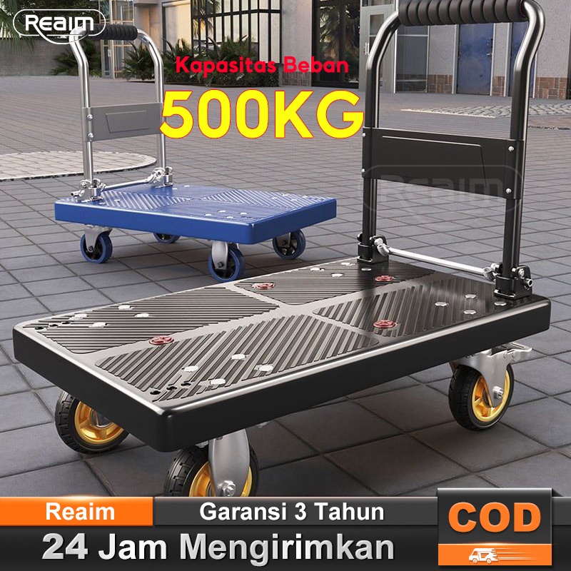 Jual Hemat 3 Produk Reaim Trolley barang serbaguna Troli Lipat Hand ...