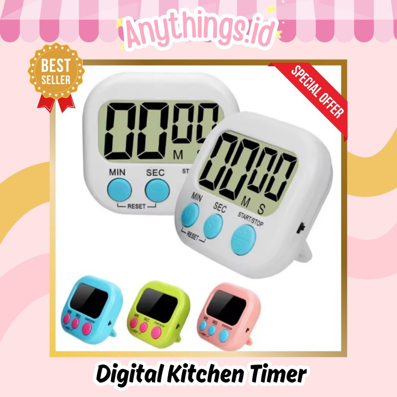 Jual Timer Oven Digital Kitchen Timer | Timer Memasak | Timer Serbaguna | Cooking Timer | Shopee ...