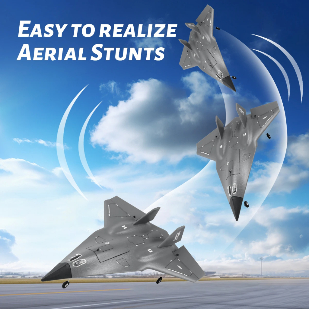 Jual rc plane stealth aircraft pesawat siluman fei xiong FX9672 RTF 6 ...