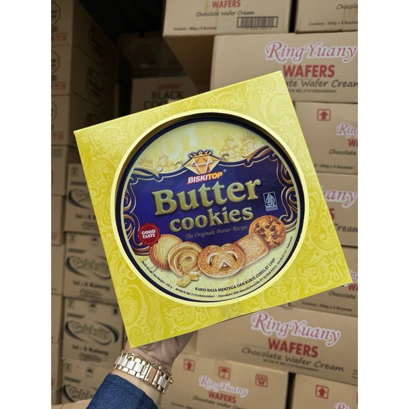 Jual Biskitop Buttercookies Kaleng Premium 350 G x 6 kaleng 1 karton ...