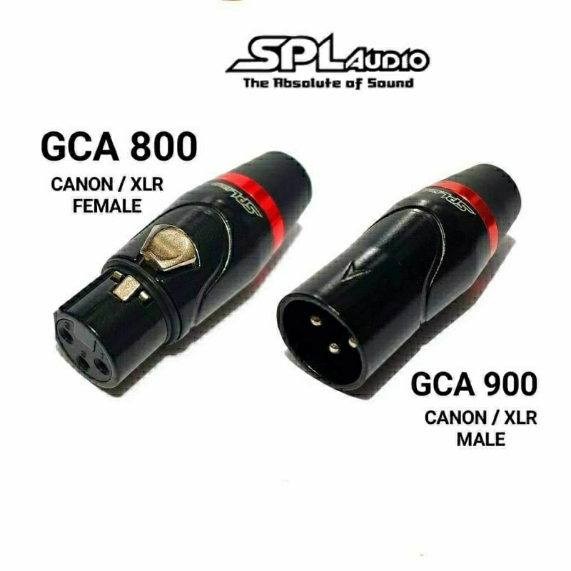 Jual SPL Audio Jek Xlr Male + Female (1set) -Jack Audio Connector ...