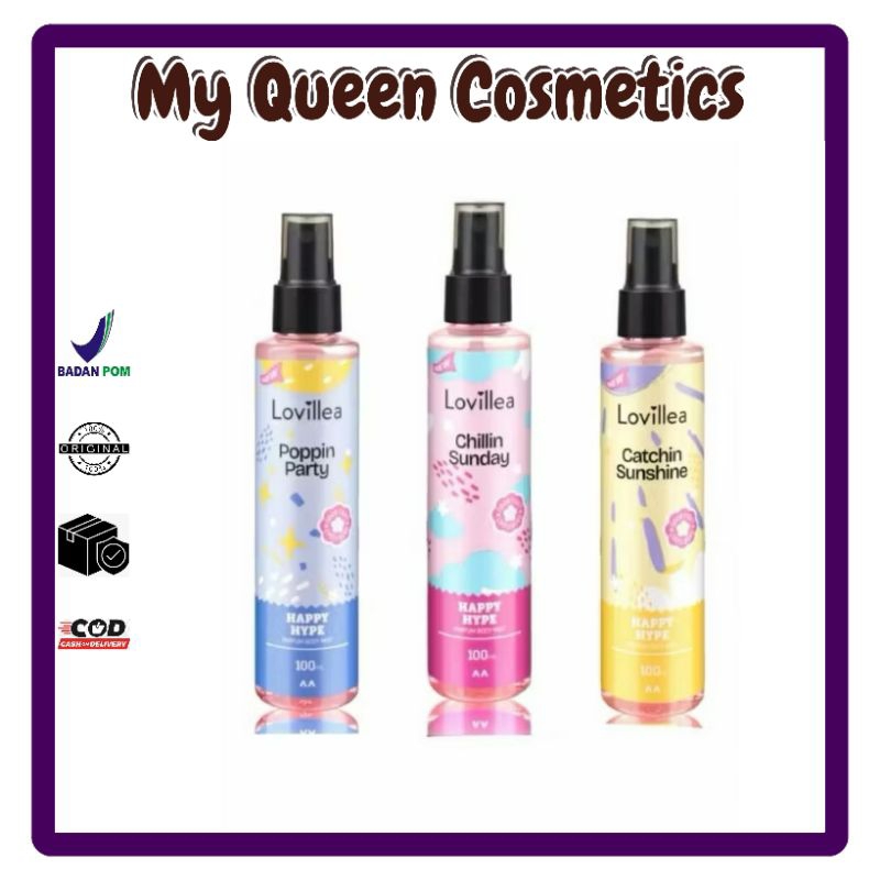 Jual Lovillea Happy Hype Parfum Body Mist 100ml - Chillin Sunday ...