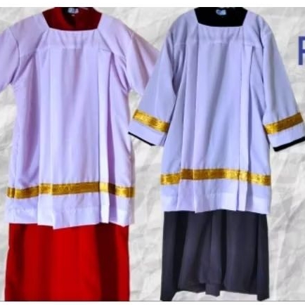 Jual Set Pakaian Misdinar Gereja Katolik/Kasula Pastor Katolik/Kasula ...
