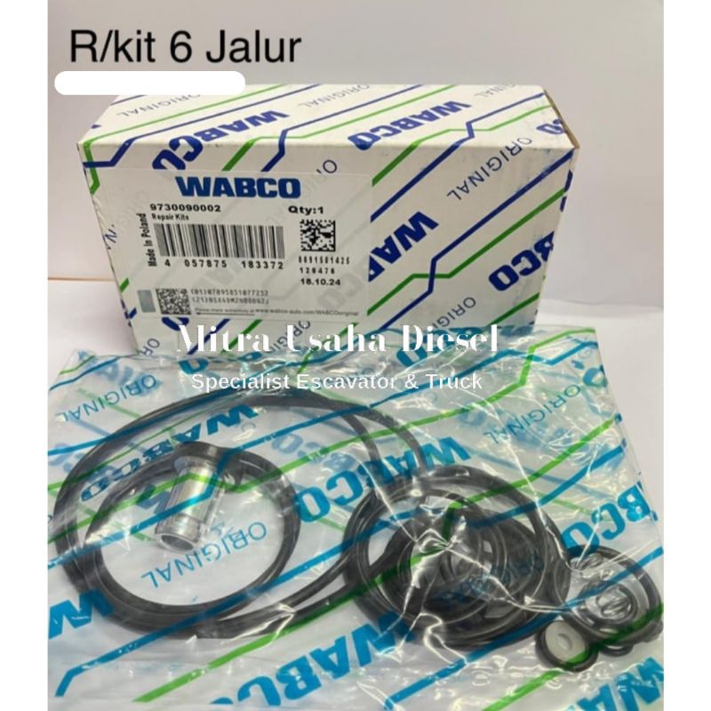 Jual 9730090002 Repair Kit Relay Valve 6 Way Hino Lohan 500 J08E Wabco ...