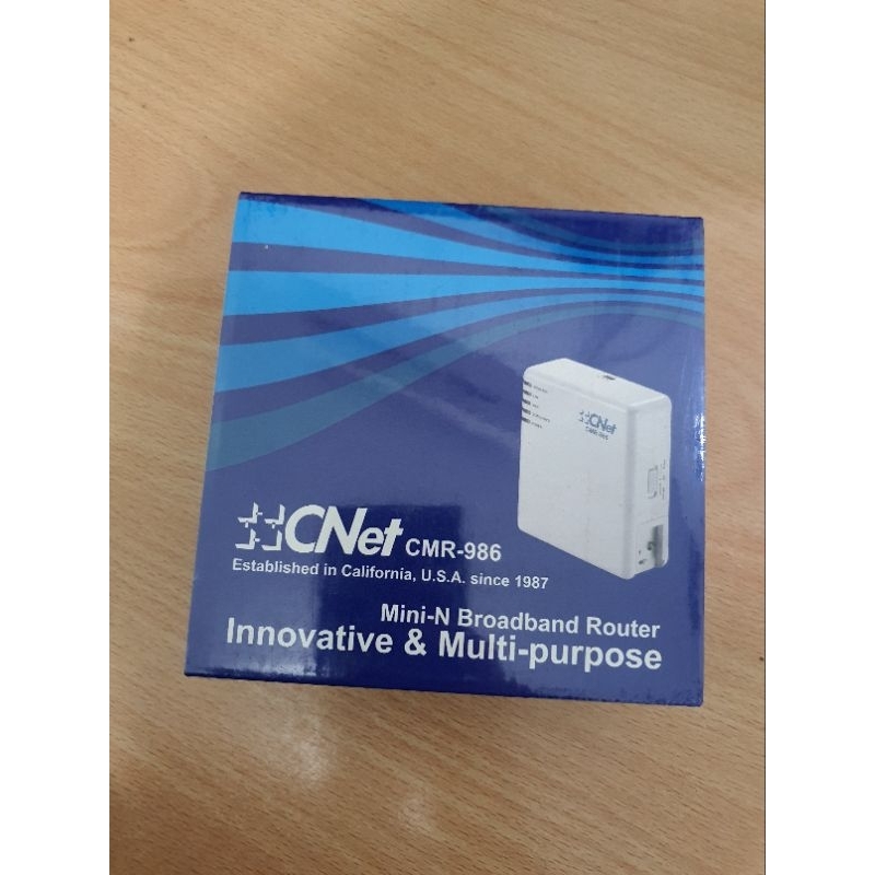 Jual CNet CMR-986 ( Mobile Mini-N Router-More Power Freedom ) | Shopee ...