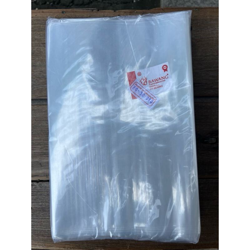 Jual Plastik PP bawang 20x30 Tebal 010 1Kg | Plastik Kemasan Keripik ...