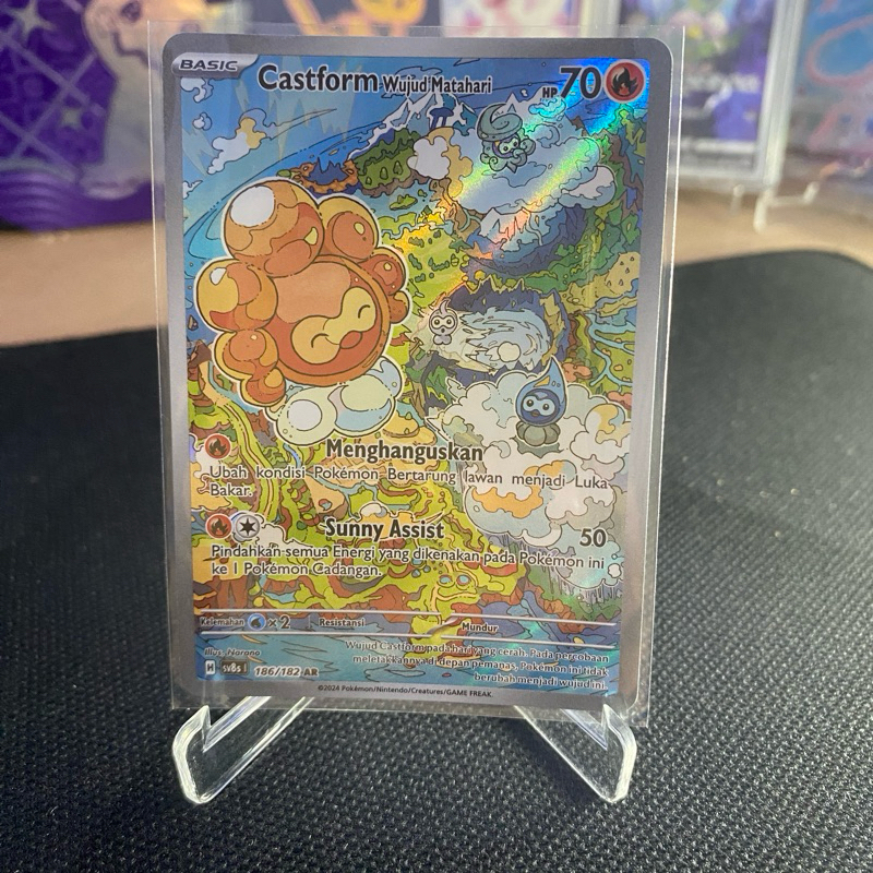 Jual Castform AR 186/182 TCG Pokemon Kilat Rasi Indonesia | Shopee ...