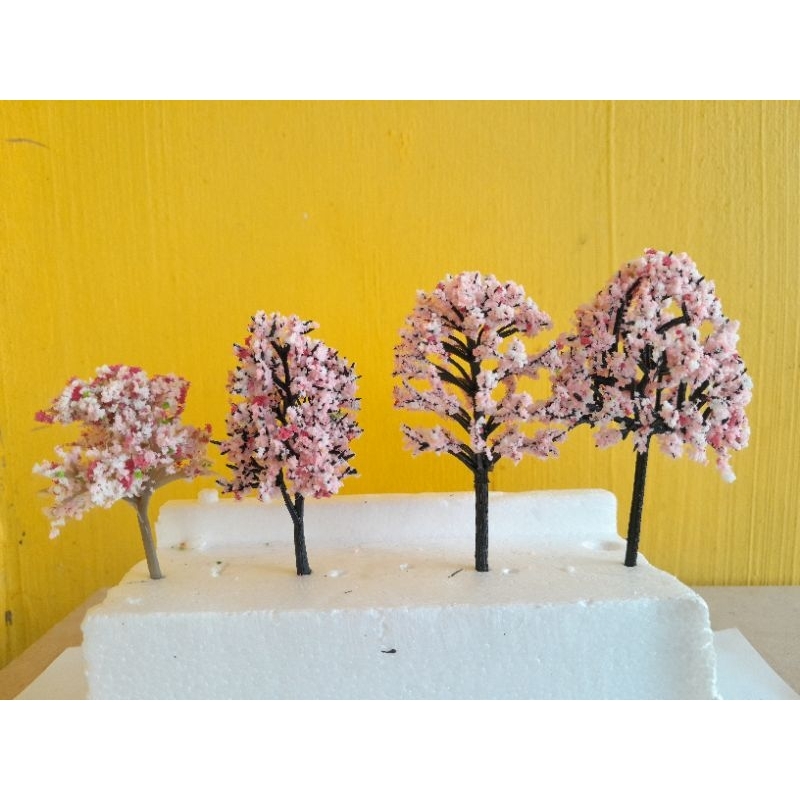 Jual Miniatur pohon sakura / Bahan maket diorama diecast / hotwheels ...