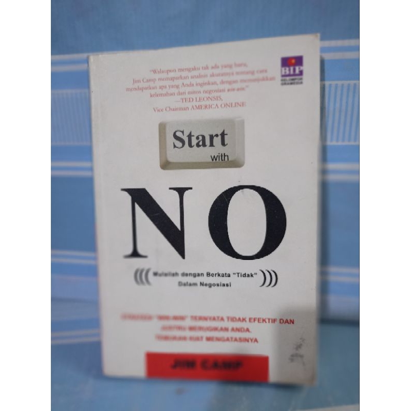 Jual START WITH NO by Jim camp | Shopee Indonesia