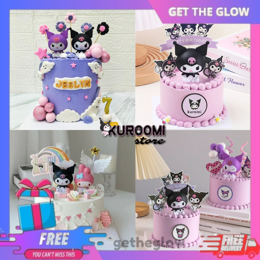 Jual Cake Topper Kuromi Dekorasi Hiasan Kue Ulang Tahun Karakter Sanrio ...