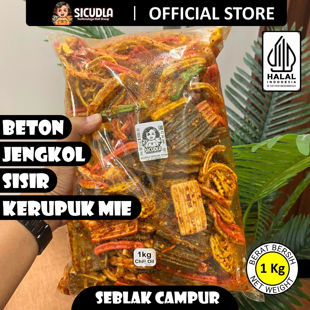 Jual 1 KILO - SiCudla SEBLAK CAMPUR - [ SEBLAK BETON - SEBLAK ASBES ...