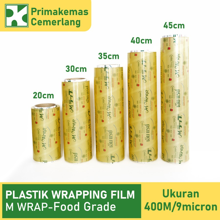 Jual PLASTIK WRAP MAKANAN M-WRAP / FOOD WRAPPING / PLASTIK PEMBUNGKUS ...
