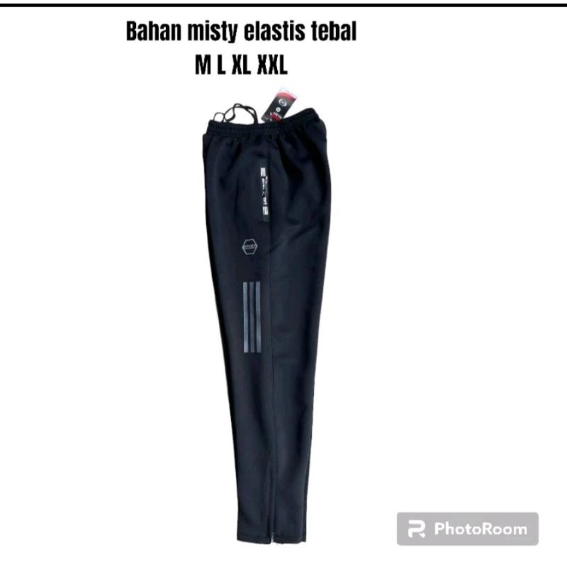 Jual celana training gym jogging misty tebal elastis | Shopee Indonesia
