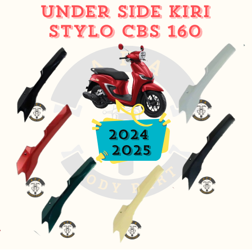 Jual Cover Under Side Sirip Bawah KIRI Stylo 160 K3V 2024 2025 Cream ...
