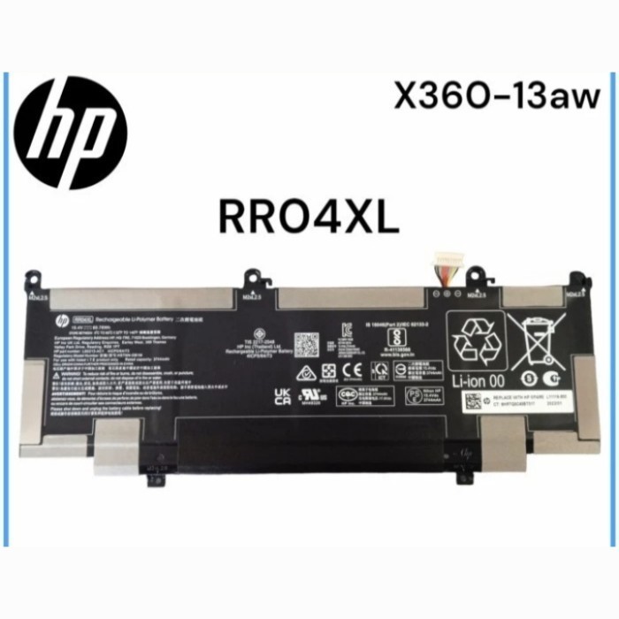 Jual Battery Laptop HP X360 13-aw 13-aw0023dx 13t-aw HSTNN-DB9K RR04XL ...