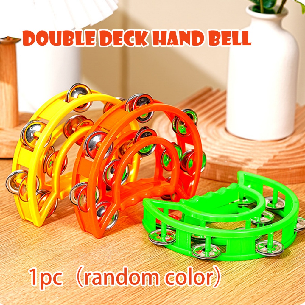 Jual Tamborin Bulat Double Ring Tambourine Mainan edukatif Cowboy ...
