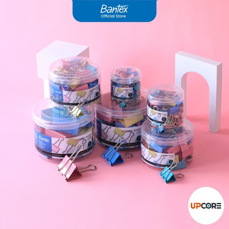 Jual Bantex Binder Clip / Penjepit Kertas Warna Warni Pastel Satu Box ( BD....) | Shopee Indonesia
