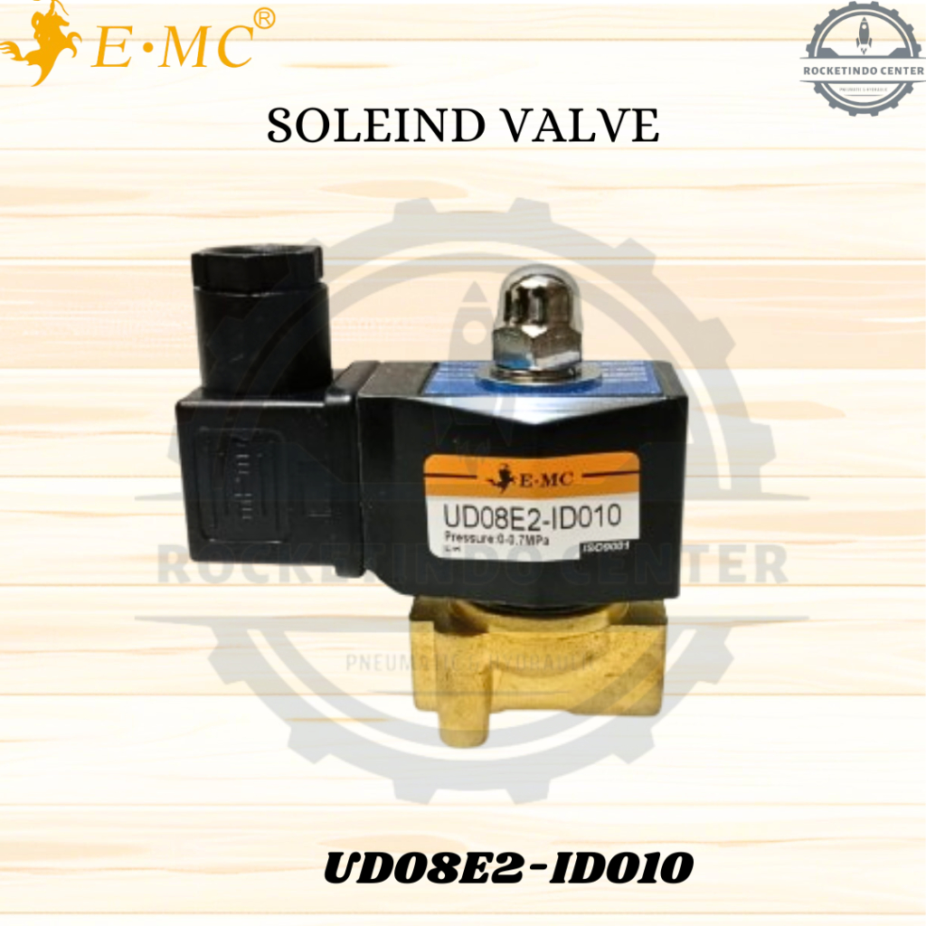 Jual Solenoid valve 2 way 1/4 EMC UD08 / 2W-025-08 - AC220 | Shopee ...