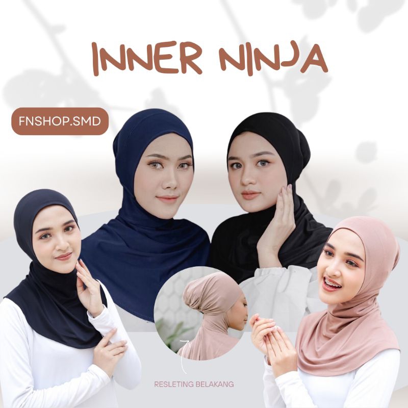 Jual Dalaman Ninja / Inner ninja / Ciput ninja (Resleting belakang ...