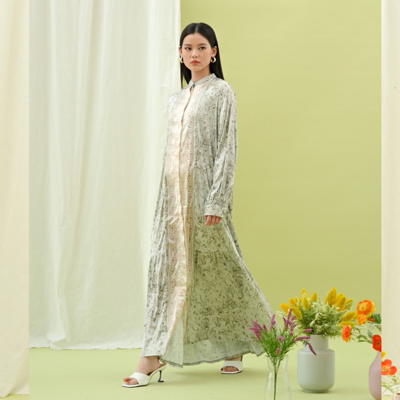 Jual LUI - KATHLEEN SAGE Maxi Dress RAYA Collection Lebaran The Origami ...