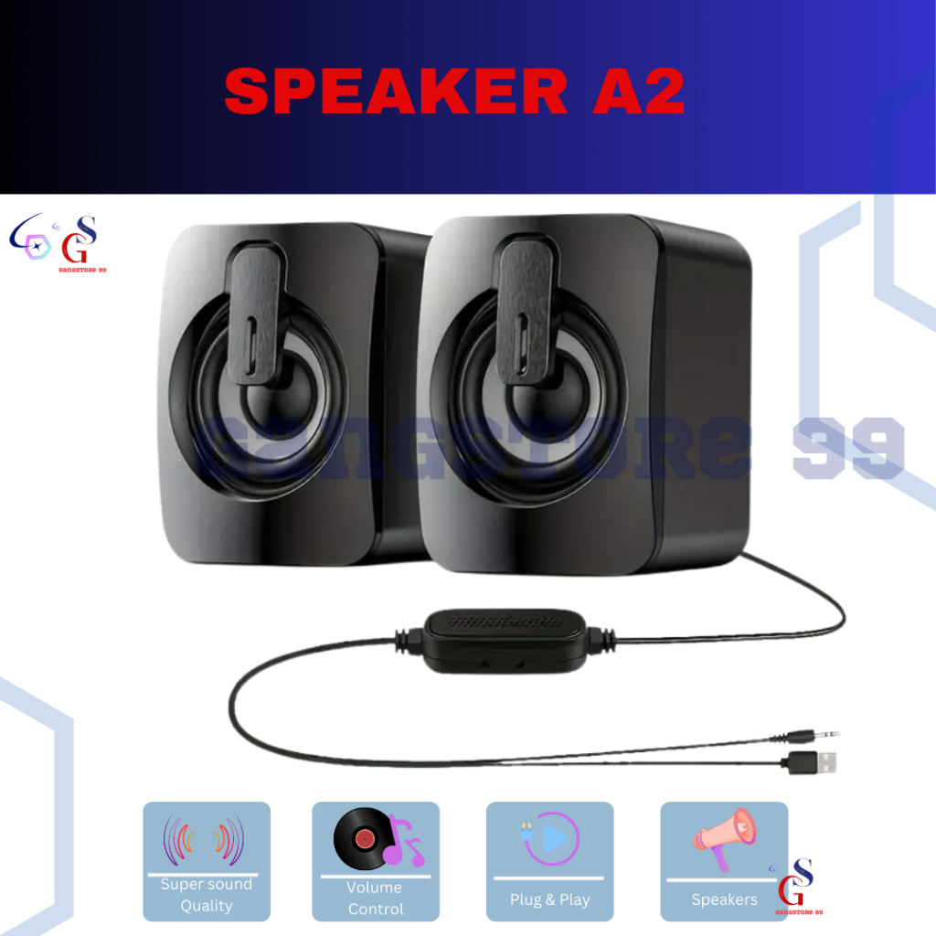 Jual Speaker A2 Mini Aktif For PC/Laptop/Smartphone Android, Speaker ...