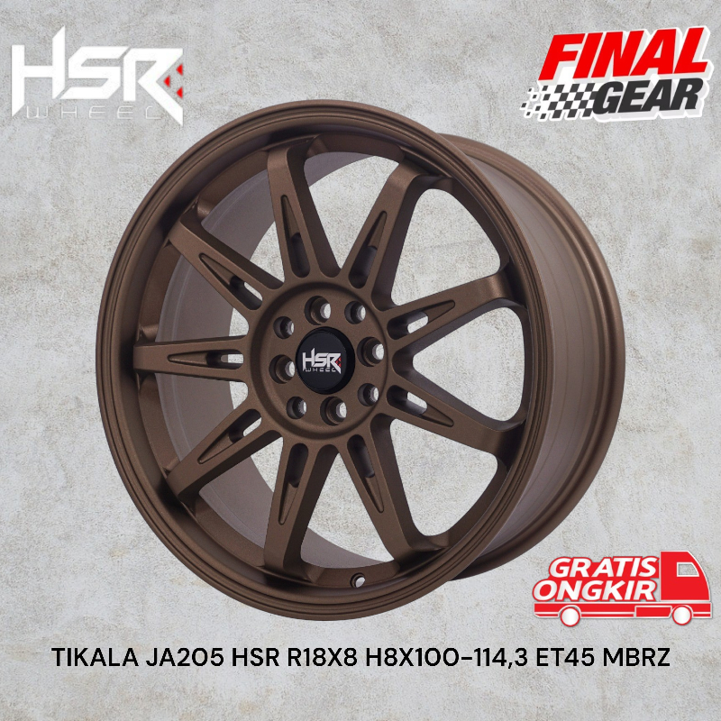 Jual velg hsr super sale r18 hsr tikala 8x100-114 , velg mobil termurah ...