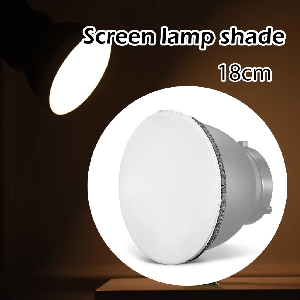 Jual 18cm kain diffuser lampu Cover lampu Kain Penyebar Cahaya ...