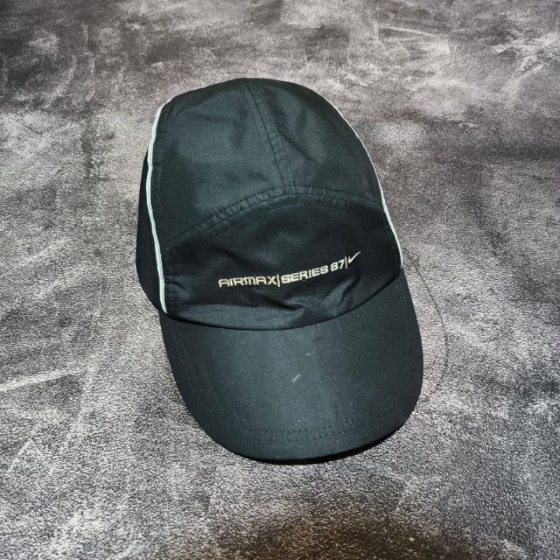 Jual Topi N*KE Air max nilon logo black | Shopee Indonesia
