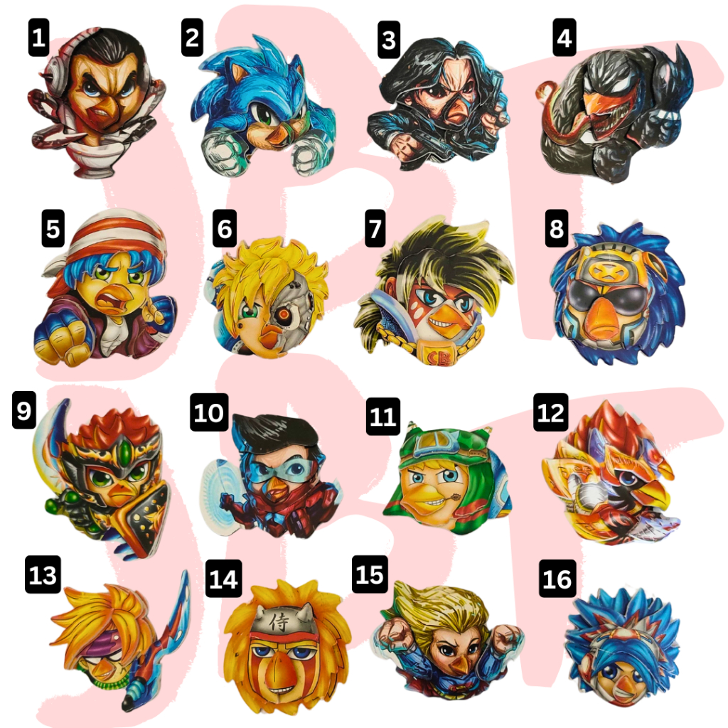 Jual Crazy Birds Limited Edition Naruto, Marvel, One Peace - Crazy Birds Mainan Karoman | Shopee ...