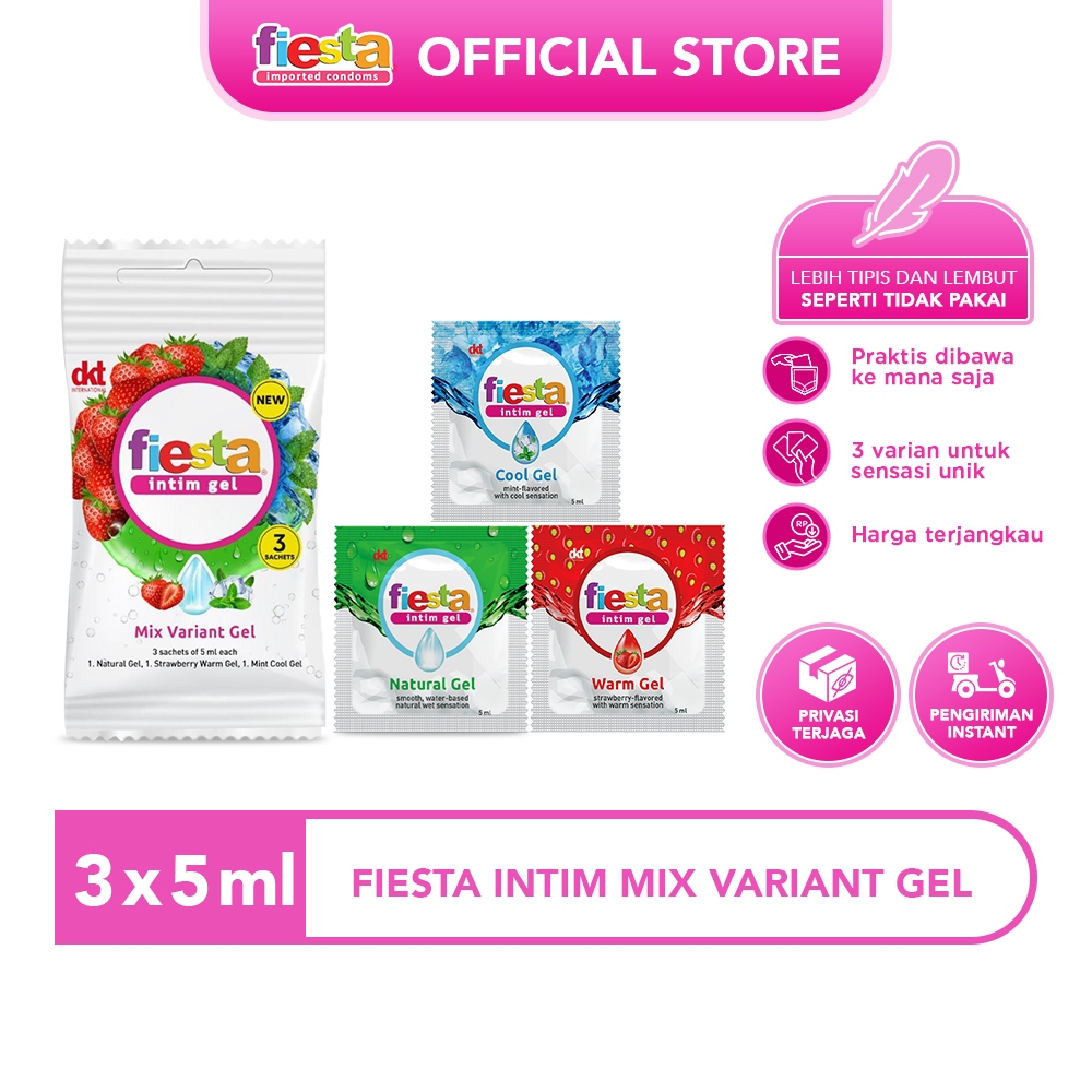 Jual FIESTA Intim Mix Variant Gel / Pelumas Gel | Shopee Indonesia