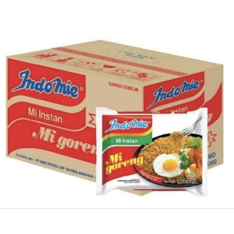 Jual Indomie goreng / mie instant Indomie goreng kemasan 1 karton ...