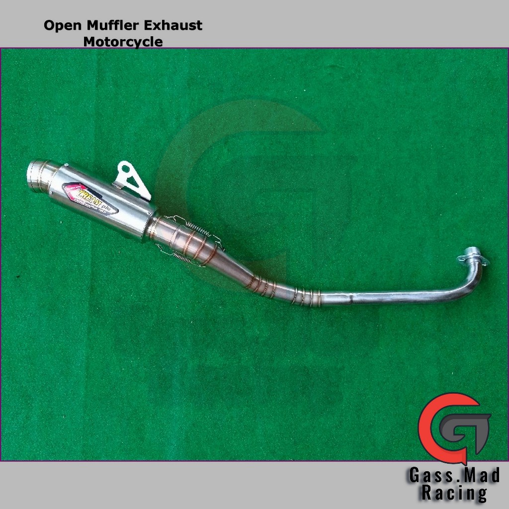 Jual Gass.Mad Racing Open Muffler Exhaust Pipe neck Sleep Engine ...