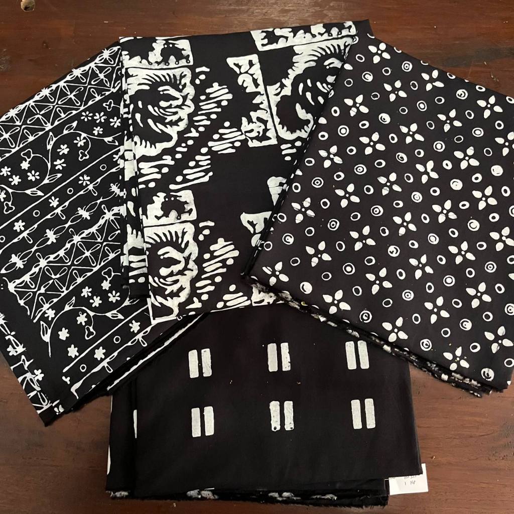 Jual BATIK CAP ASLI TERMURAH BAHAN PRIMIS BATIK SEKAR JEPARA (HITAM ...