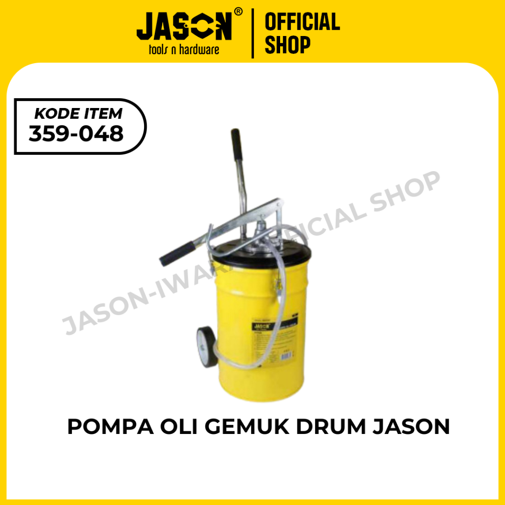 Jual Jason Pompa Gemuk 25L Grease Pump Drum Type oil Pump High Pressure ...