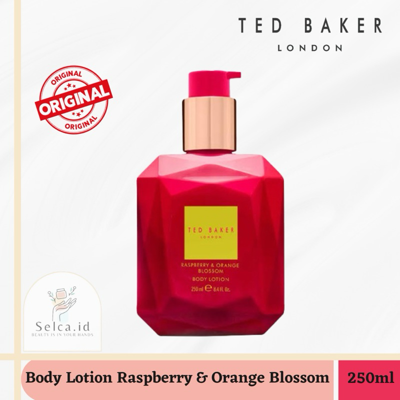 Jual Ted Baker Body Lotion Raspberry & Orange Blossom 250ml | Shopee ...