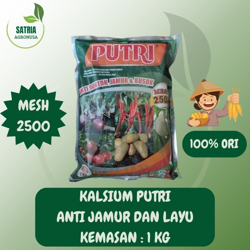 Jual Pupuk Kalsium PUTRI VIRAL Mesh 2500 / Anti Rontok, Layu, dan Busuk ...