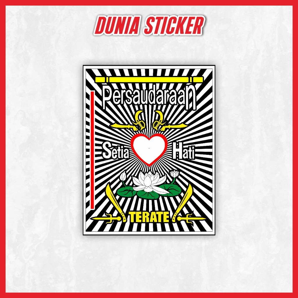 Jual STICKER LAMBANG PSHT SH SETIA HATI TERATE VINYL ANTI AIR | Shopee Indonesia